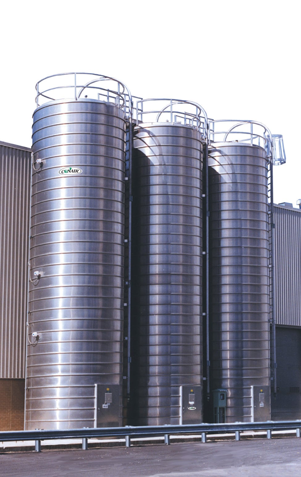 Silos espirales de aluminio para materiales de fabricación de plásticos ...